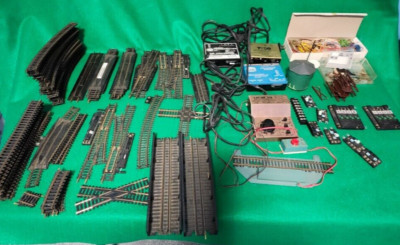 VTG HUGE LOT Atlas HO Scale Train Track, transformers, Selectors ...