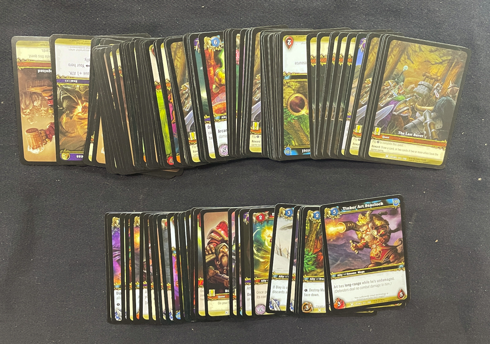 2008 Upper Deck World of Warcraft Trading cards lot of 127 F/VF | eBay