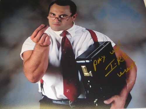WWF, WWE IRS MIKE ROTUNDA AUTOGRAPHED SIGNED 8X10 PHOTO W/ COA FREE ...