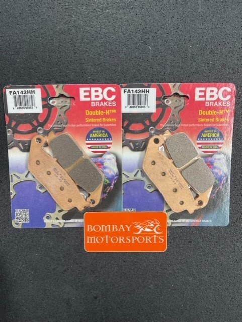 EBC Double-H Sintered Metal Brake Pads FA142HH (2 Packs - Enough for 2 ...