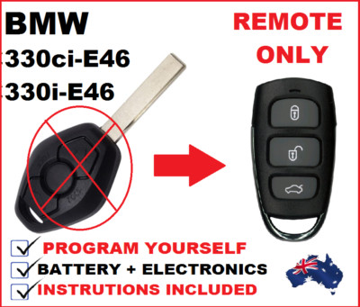 Fit BMW Key less Remote Control Fob 330ci E46 330i E46 2003 2004 2005 ...