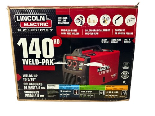 Lincoln Electric 140 HD Weld Pak Mig Flux Cored Wire Feed Welder K2514 ...