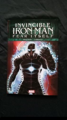 Invincible Iron Man Fear Itself Ex-Library Edition Hardcover Graphic ...