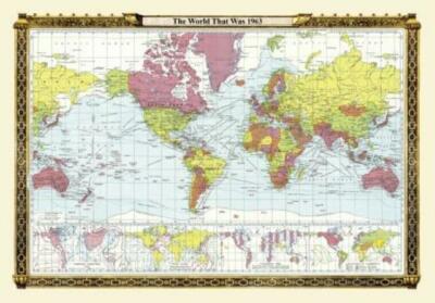 20th Century World Maps Collection - The World That Was 1963 - 1000 ...