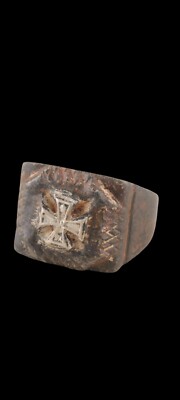 GERMAN Award IRON Cross Ring GERMANY WWII ww1 WWI ww2 Soldiers AMULET ...