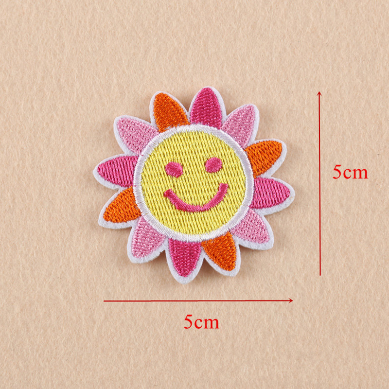 Sunset Sun Cherry Juice Patch Embroidered Iron On Sew On Iron On Badge ...