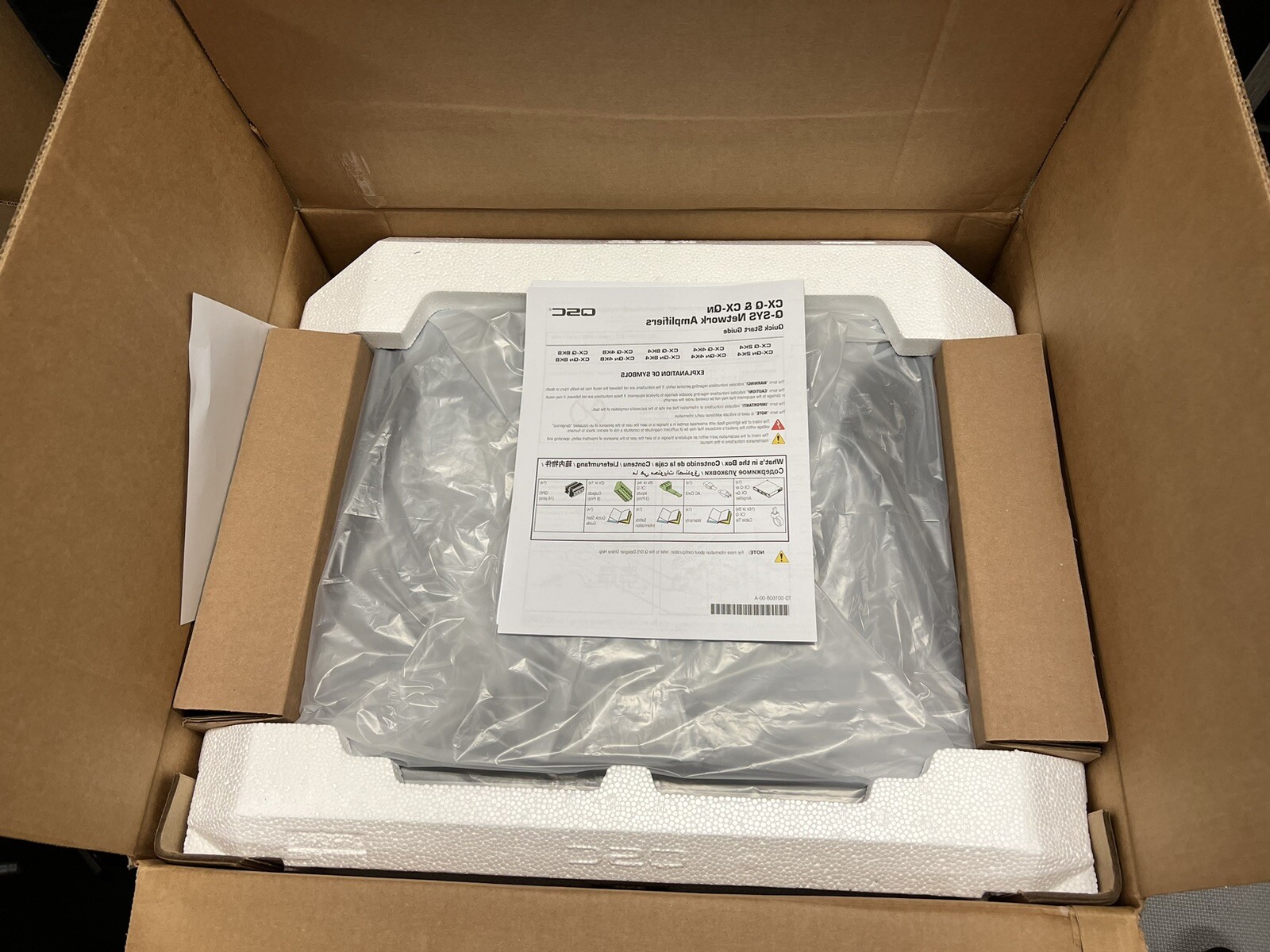 QSC CX-Q4K8 4K8 Eight-channel Network Amp for the Q-SYS Ecosystem L@@@K ...