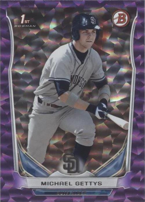 2014 Bowman Draft - Michael Gettys #DP49 Purple Ice /99 (RC) for sale ...