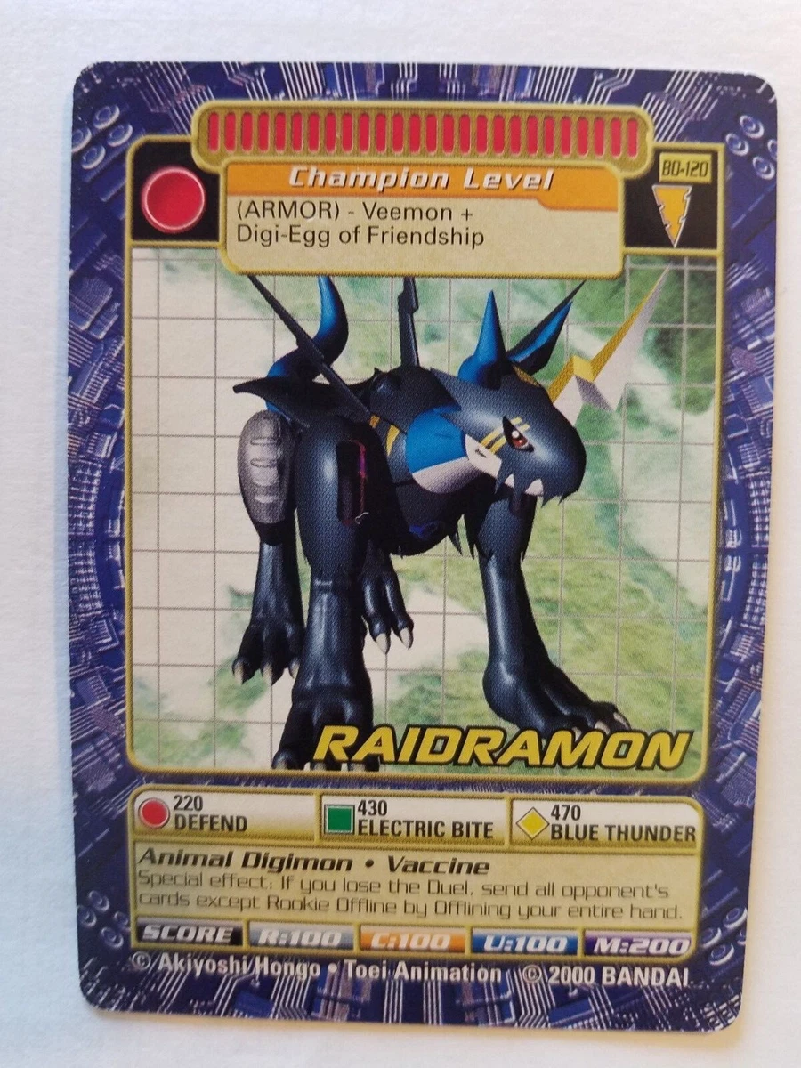 Raidramon Card