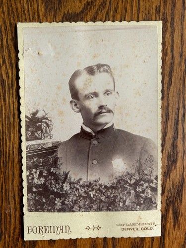 Victorian Remembrance CDV of a Young Handsome "Police Officer" | eBay