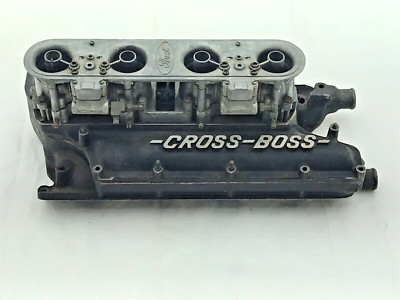 1970 Ford Mustang Cross Boss 302 4V Inline Induction Intake Manifold ...