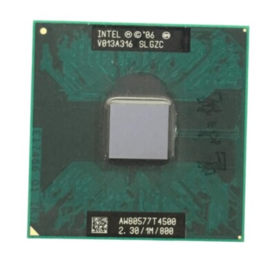 Intel Dual Core DUO Mobile T4500 2.30GHz 1M Processor SLGZC Socket | eBay