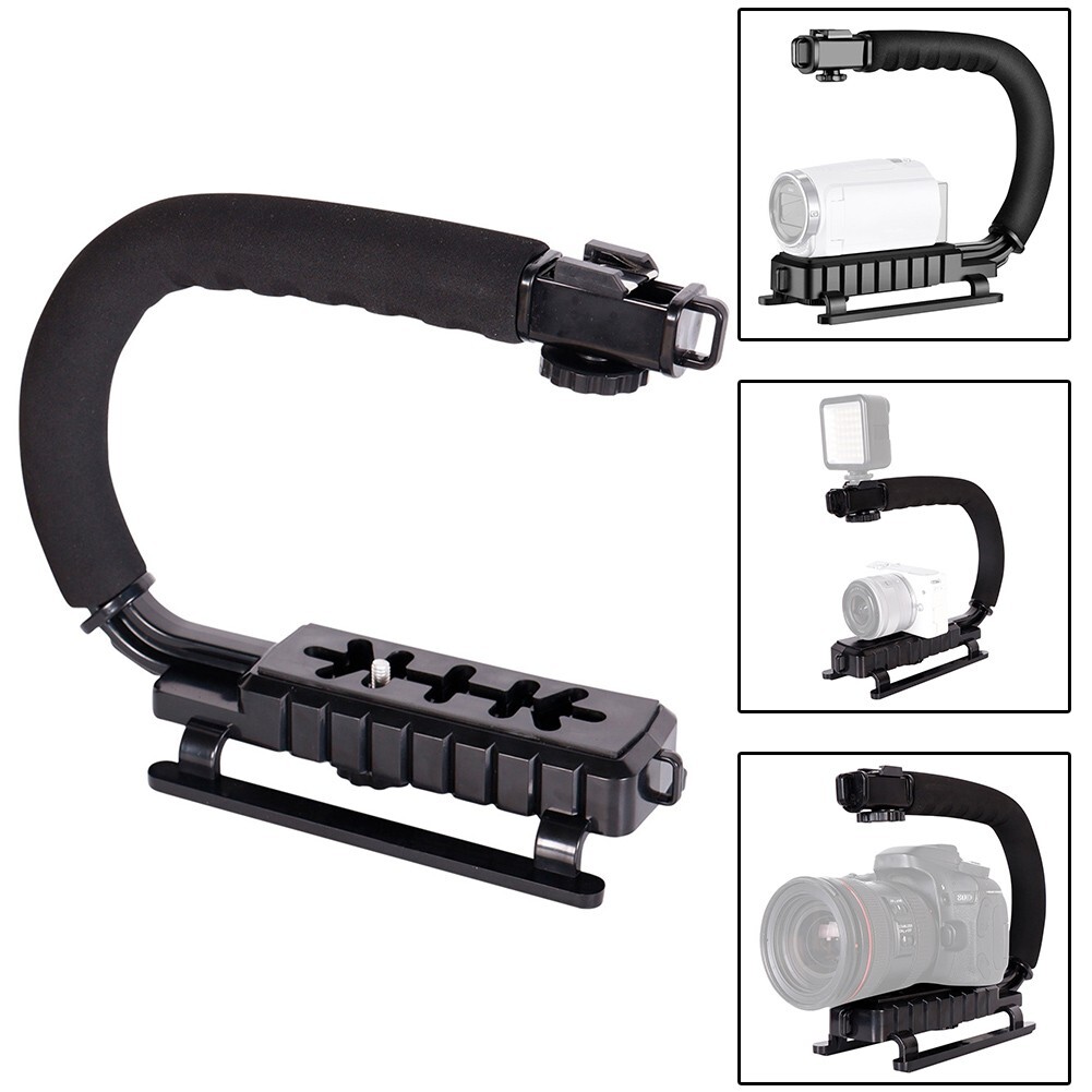 Video Handheld Stabilizer C Stabilizer Grip Steady Shots for DSLR For ...