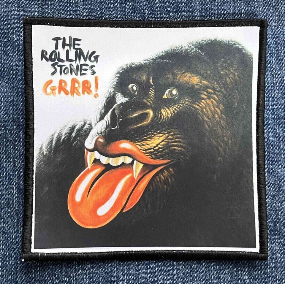 The Rolling Stones GRRR! Sublimated Printed Patch | English Rock Pop ...