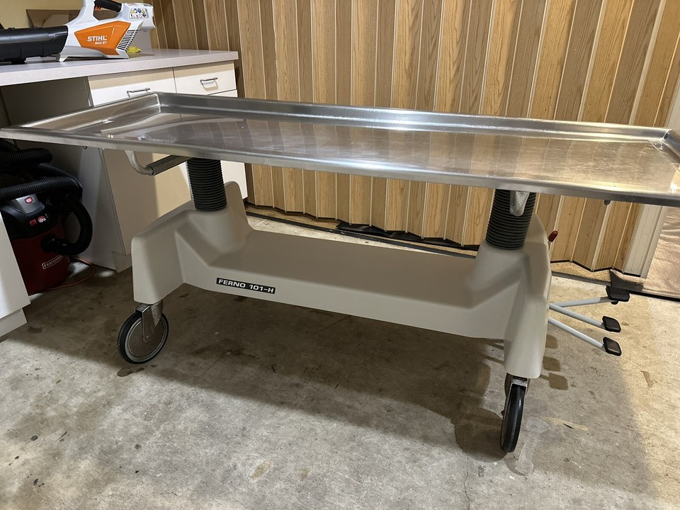 Ferno 101-H Embalming table | eBay