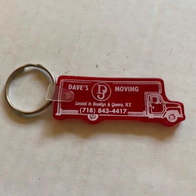 Dave's Moving Brooklyn Queens NY New York Rubber Keychain | eBay