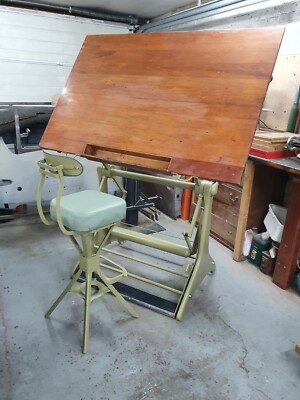 Vintage Admel Draughtsman Architects Drawing Board Fully Restored with ...