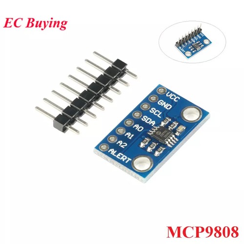 High Accuracy Temperature Sensor MCP9808 Digital IIC I2C Board Module 2 ...