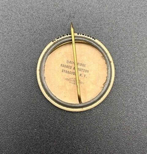 1924 Ilion NY Lodge 400 IOOF Odd Fellows 50th Anniversary Pinback ...