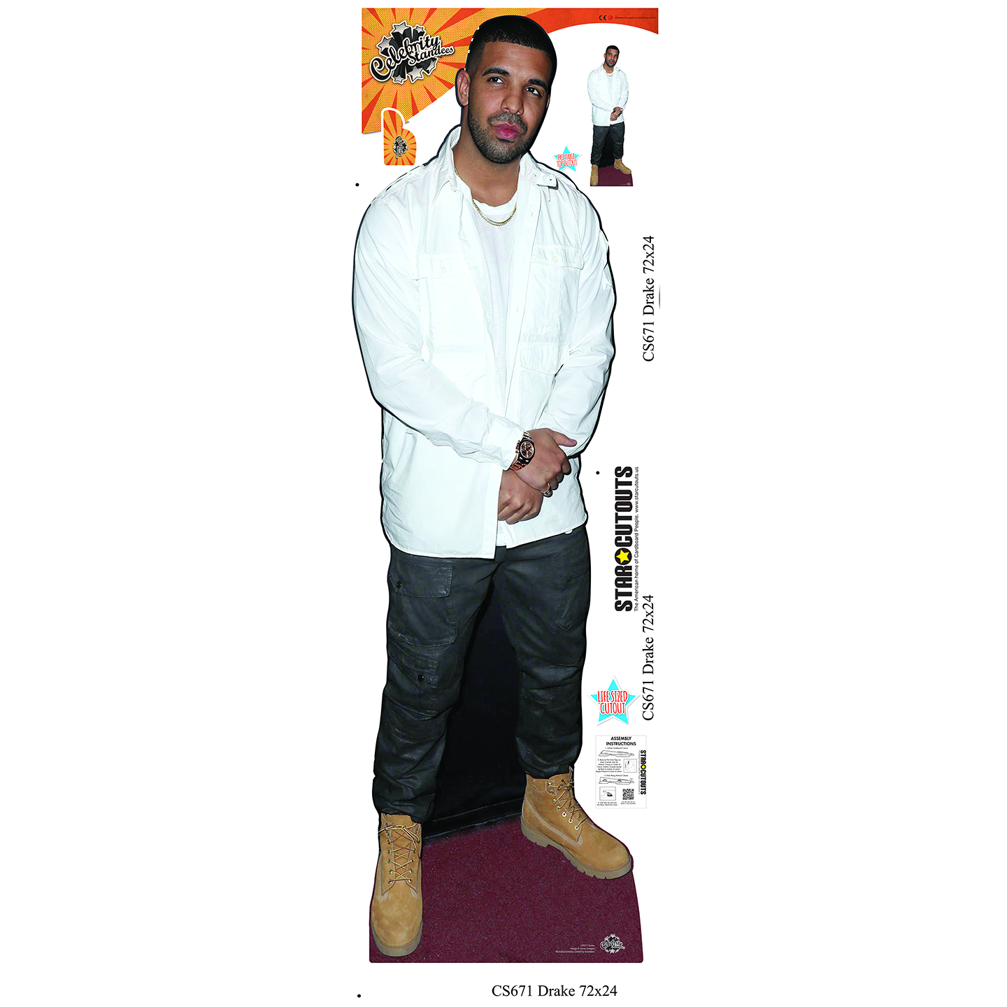 CS671 Drake Cardboard Cutout Standup | eBay