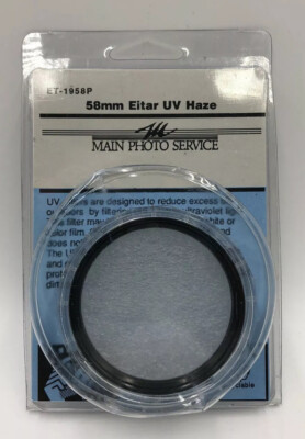 55mm Eitar UV Haze Filter~ Main Photo Service | eBay