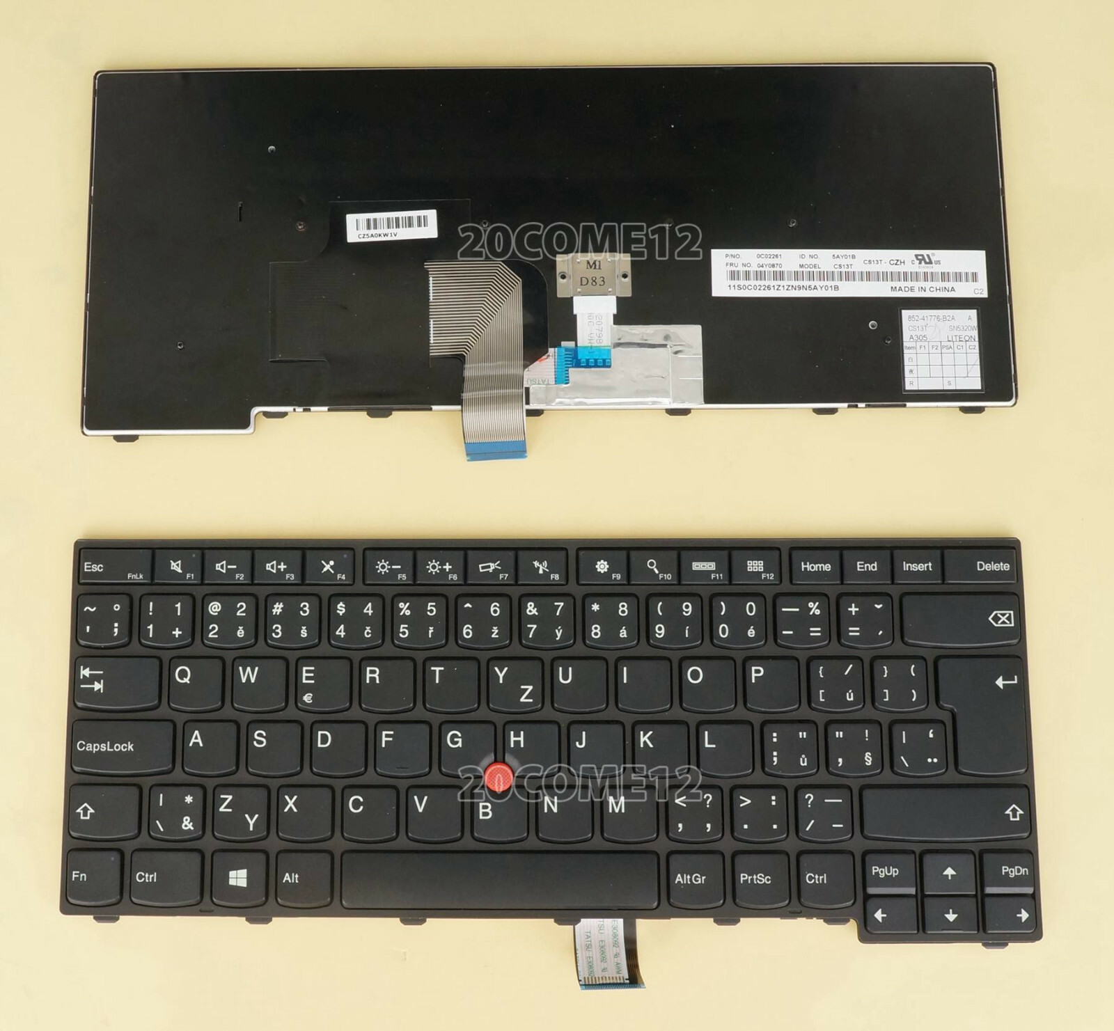 New For Lenovo Thinkpad T440 T440P T440S T431S Keyboard NO Backlit ...