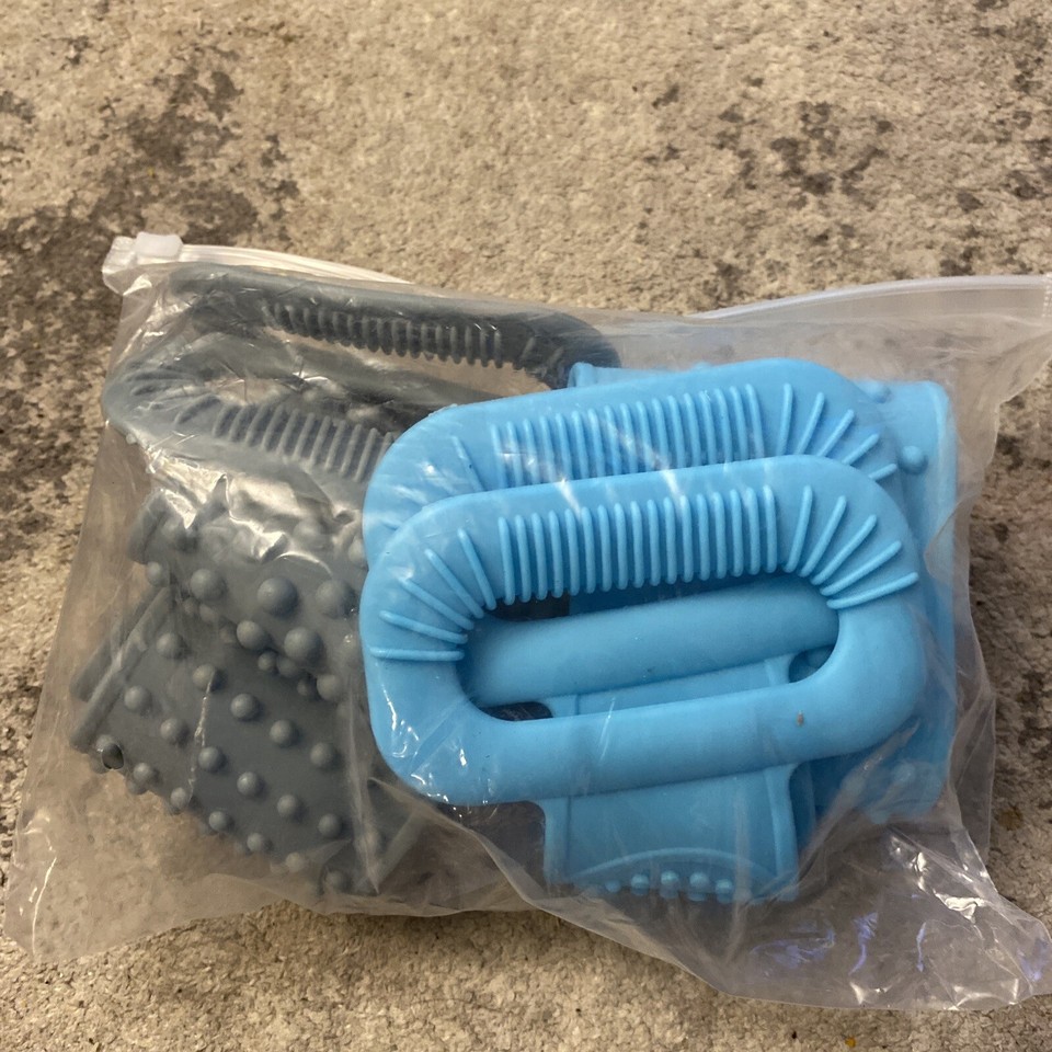 Bath Silicone Exfoliating Back Strap Scrub Shower Body Scrubber Massage ...