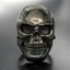 Men's Rocker Biker Skull Ring Huge Black Gothic Ghost Rider 316L ...