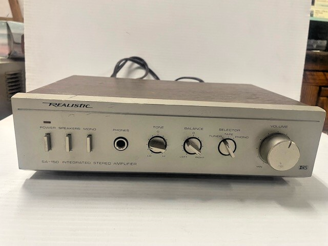 Vintage Realistic SA-150 Integrated Stereo Amplifier RadioShack Model ...