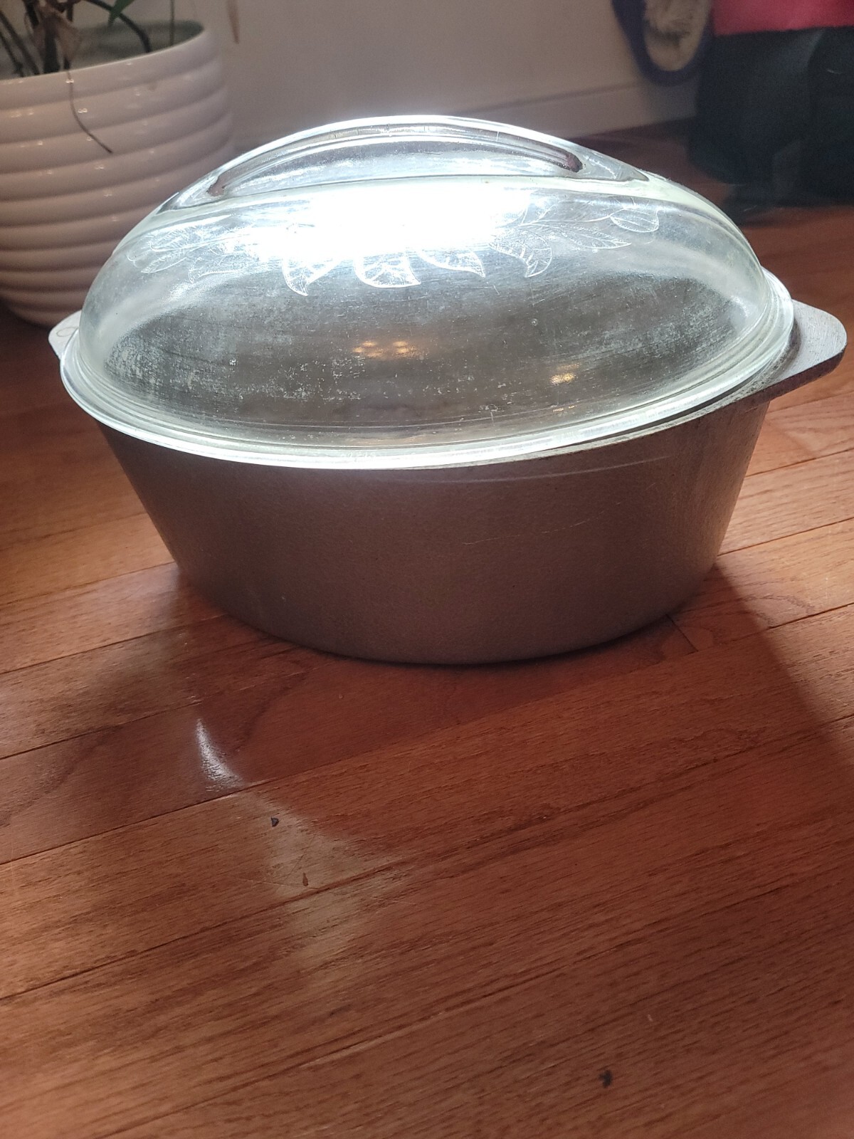 VTG Club Hammered Aluminum Oval Roaster Dutch Oven 12” Hammercraft ...