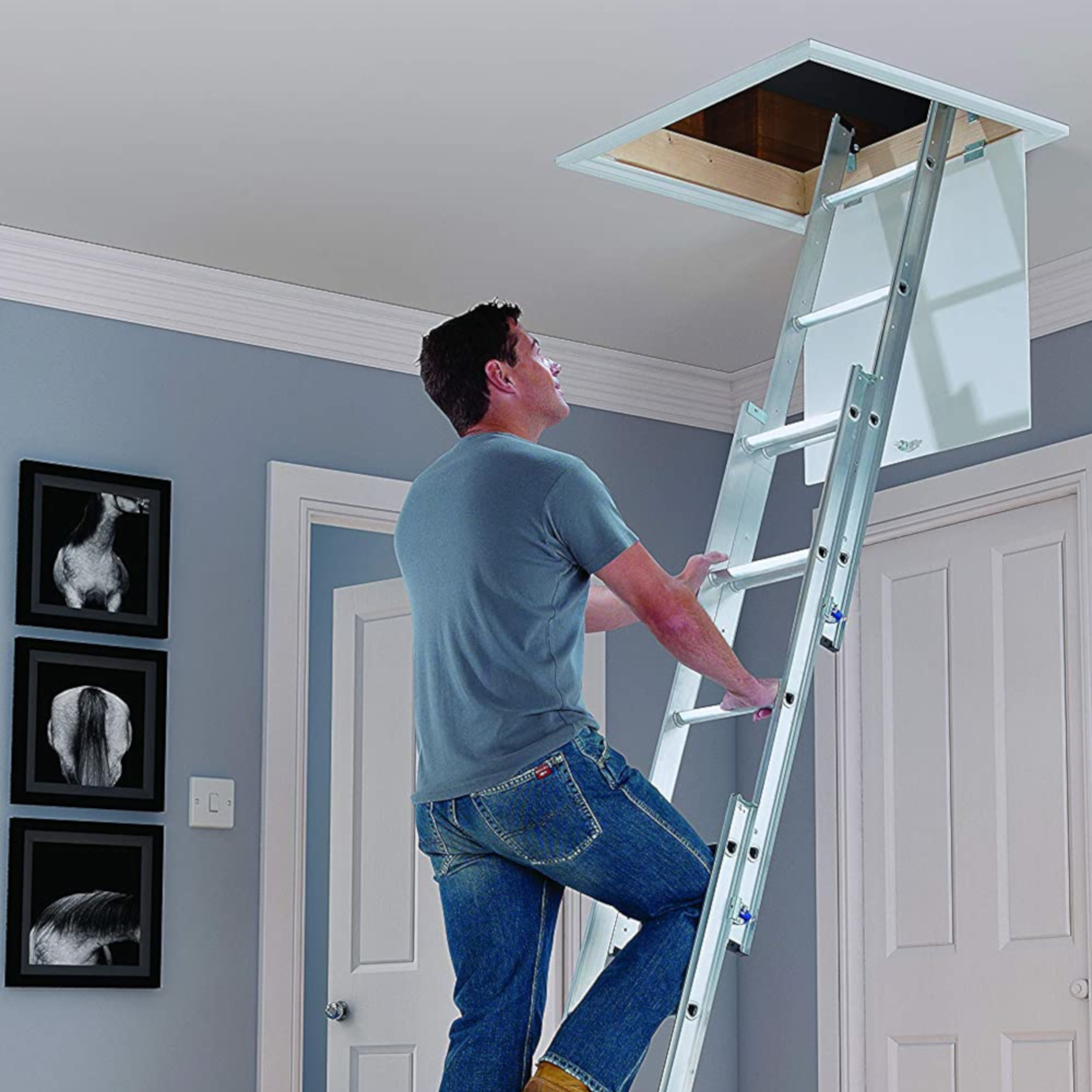 ABRU Werner 3 Section Loft Ladder - 37000 for sale online | eBay