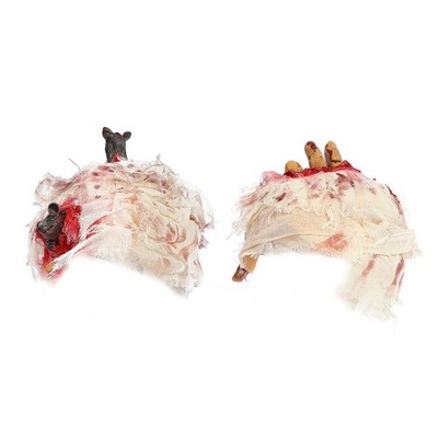 Halloween Scary Mask Horror Bleeding Gauze Headgear Accessory Party ...