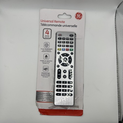 GE General Electric 33709 Ultra Pro 4-Device Universal Remote Control ...