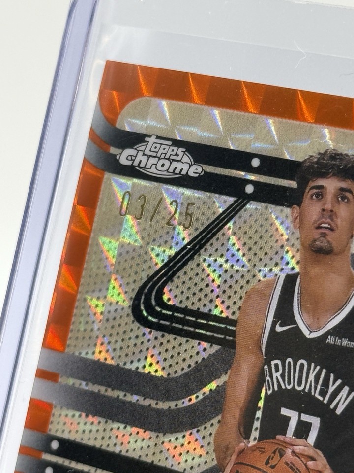 2025-26 Topps Chrome-Ben Saraf-Next Stop Signature RC 🟠 Orange ...