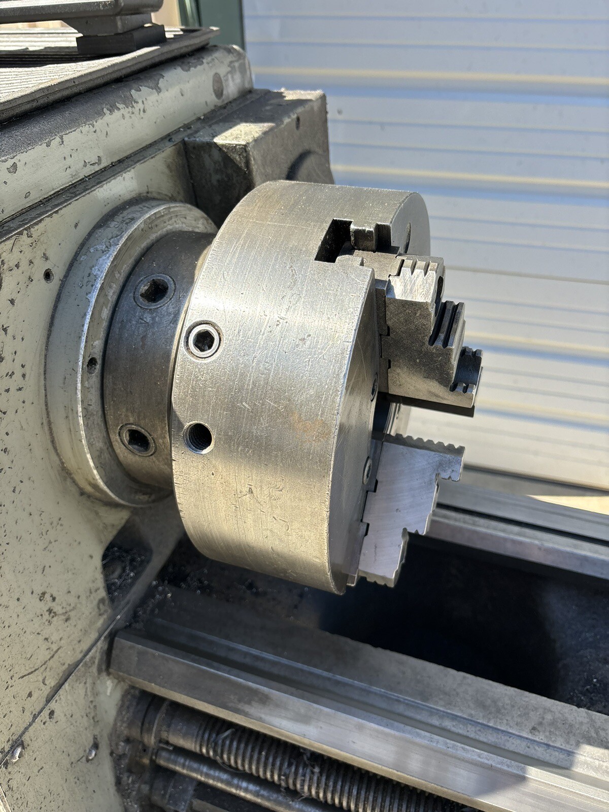 Clausing-Colchester 15"x50" Engine Lathe 2" Bore 3 Jaw Buck Chuck ...