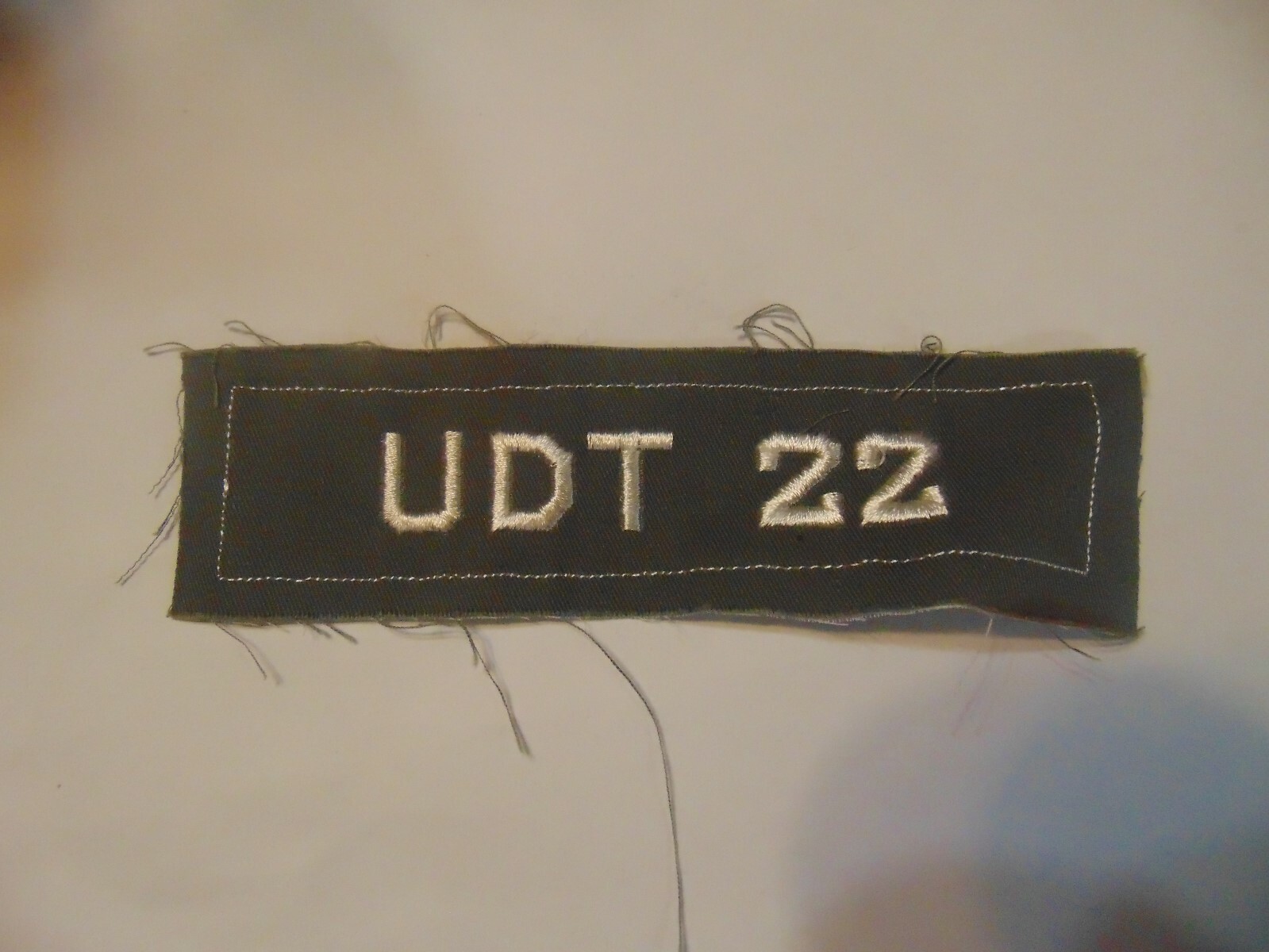 MILITARY PATCH SEW ON ORIGINAL TAB UDT 22 UNDERWATER DEMOLITION TEAM ...
