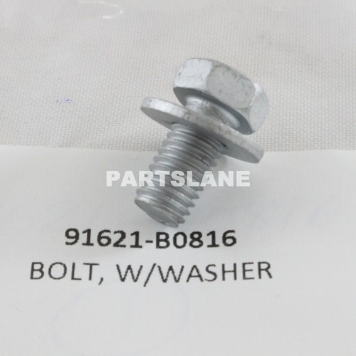 91621-B0816 Toyota OEM Genuine BOLT, W/WASHER | eBay