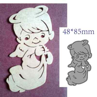 Baby Boy Angel Halo Metal Cutting Dies Scrapbooking Card Making Craft ...