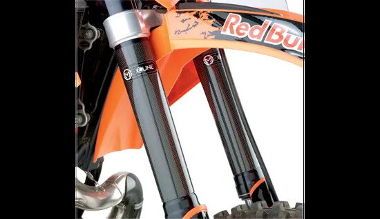 Moose Carbon Fiber Fork Guards Covers for Kawasaki KX500 90-04 | eBay