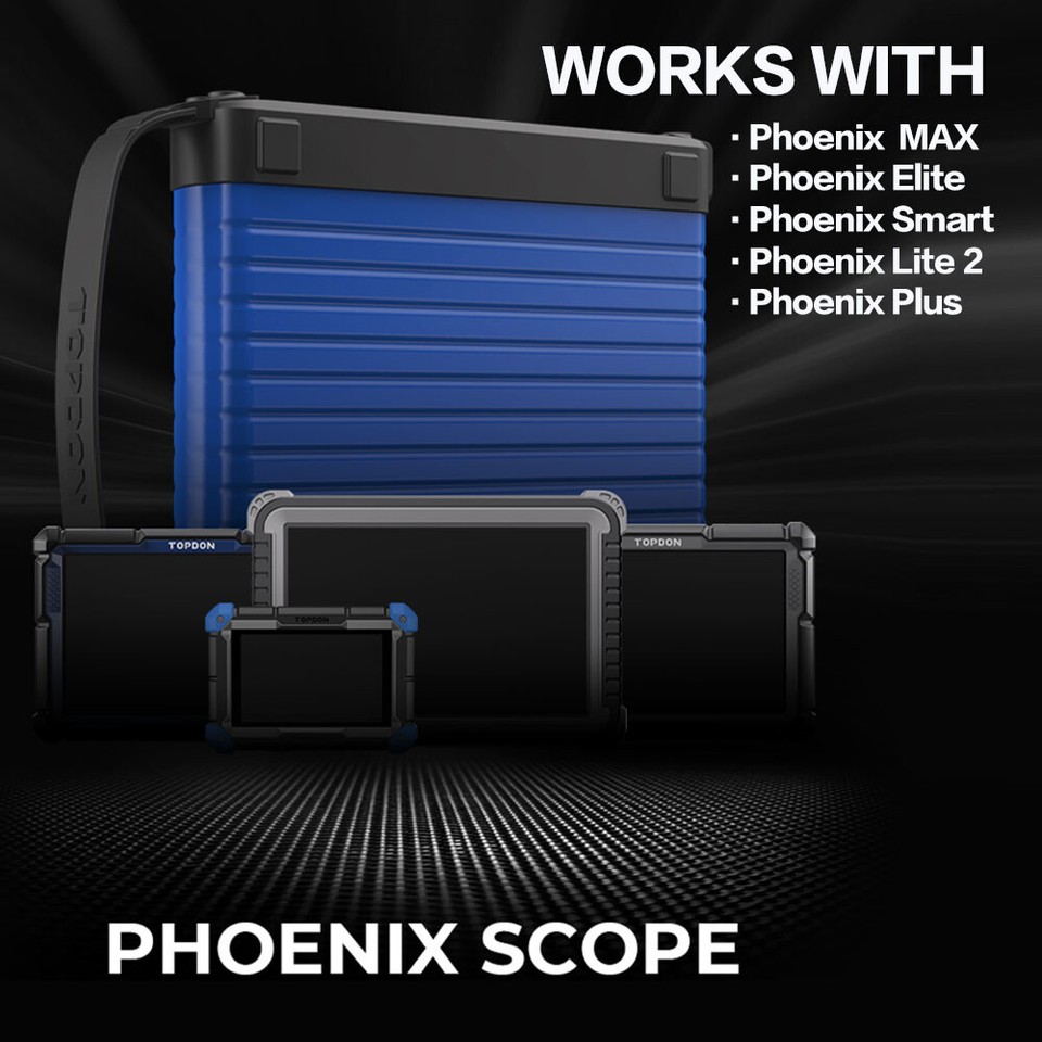 TOPDON Phoenix 4 Channel Oscilloscope Tablets Diagnostic Tools for ...