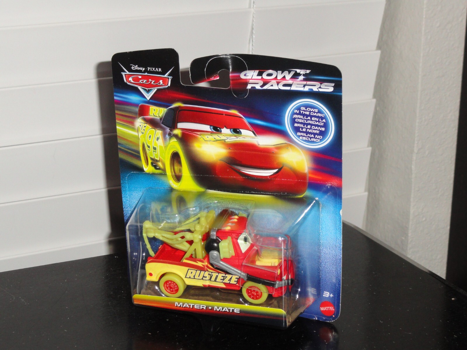 Disney Pixar Cars Glow Racers Mater 2023 Glows In The Dark!!