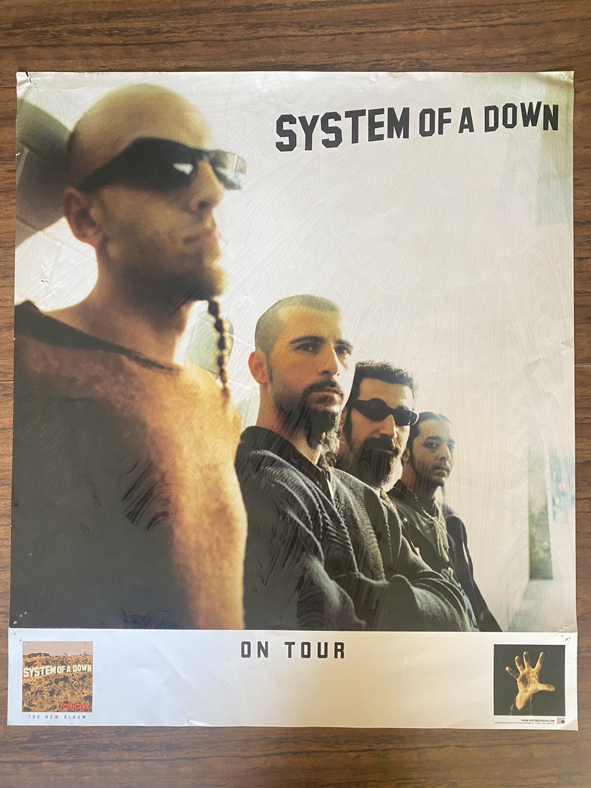 SYSTEM OF A DOWN Toxicity 24x28 record store promo poster 2001 nü-metal ...