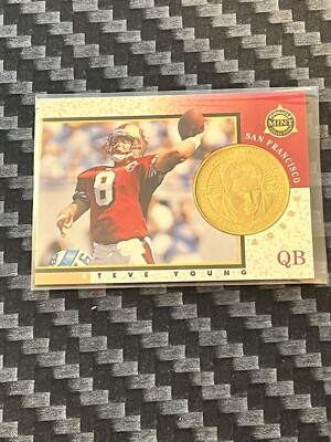 Steve Young 1997 Pinnacle Mint Collection With Bronze Coin #6 ...