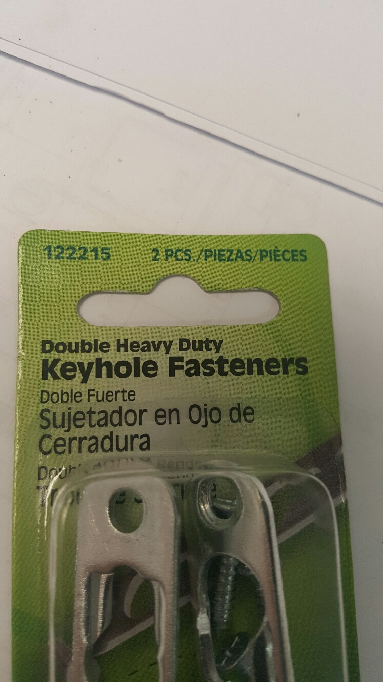 The Hillman Group 122215 Double Hole Heavy Duty Keyhole Hanger for sale ...