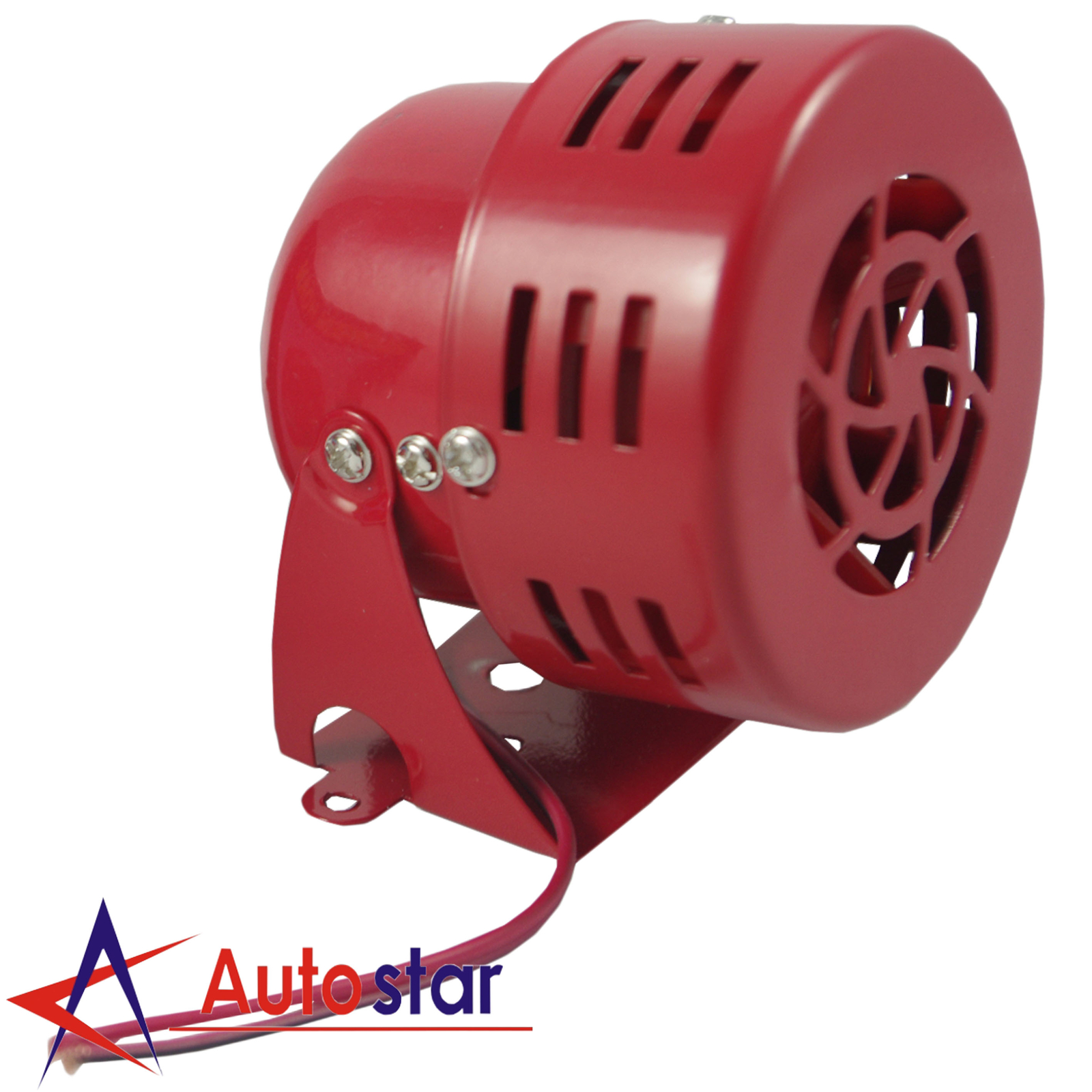12V Red Electric Car Truck Motorcycle Driven Alarm Air Raid Alarm Horn ...