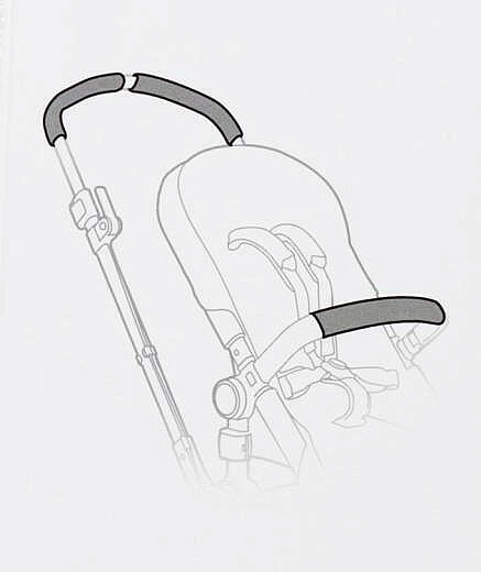 Bugaboo Cameleon 3 Foam Grips Replacement Set For The Bumper Bar ...