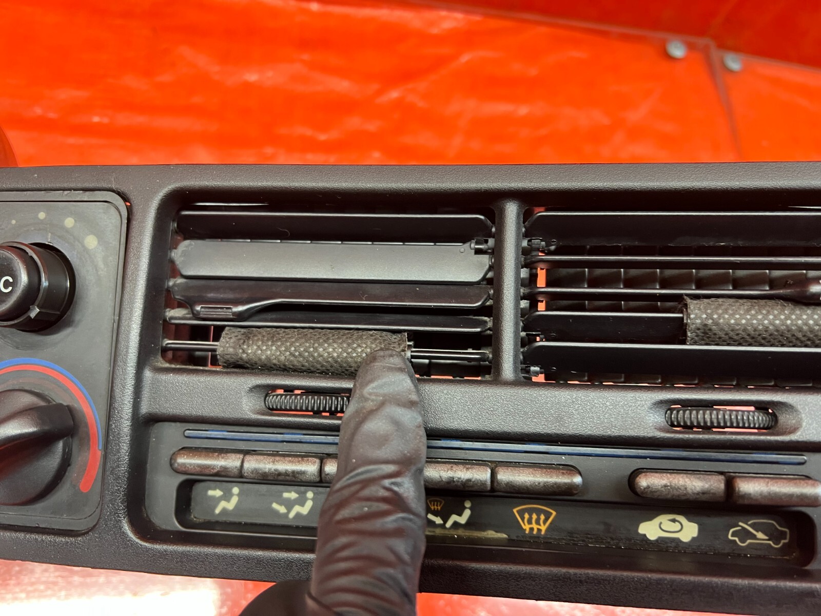 90-93 ACURA INTEGRA - INSTRUMENT GAUGE CLUSTER SURROUND BEZEL TRIM ...