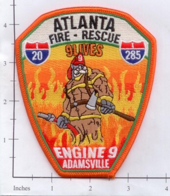 Georgia - Atlanta Engine 9 GA Fire Dept Patch - Adamsville | eBay
