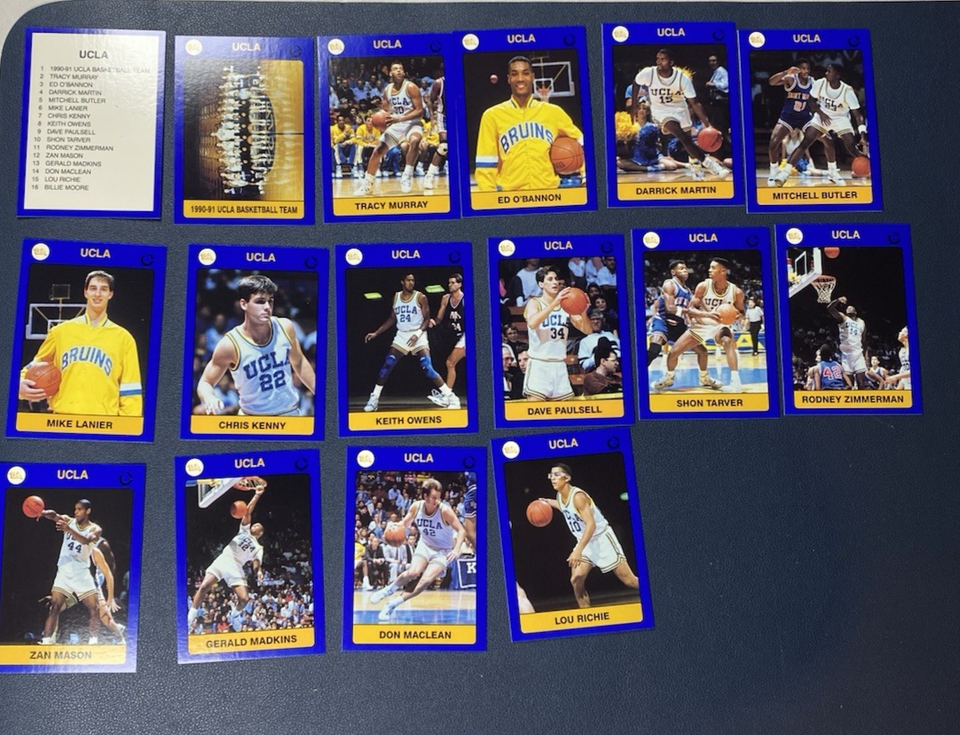 UNOPENED 1990-91 UCLA Bruins Basketball Team Set Cards Men Women | eBay