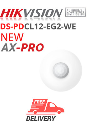 Hikvision AX PRO DS-PDCL12-EG2-WE Rilevatore da soffitto PIR wireless Gamma: ... | eBay